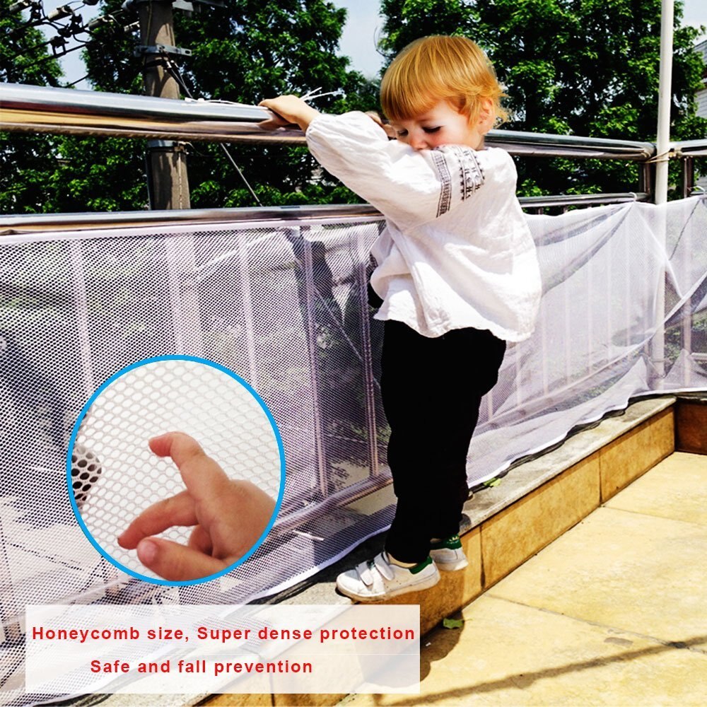 White and thicktening Children Safety Rail Balcony... – Grandado