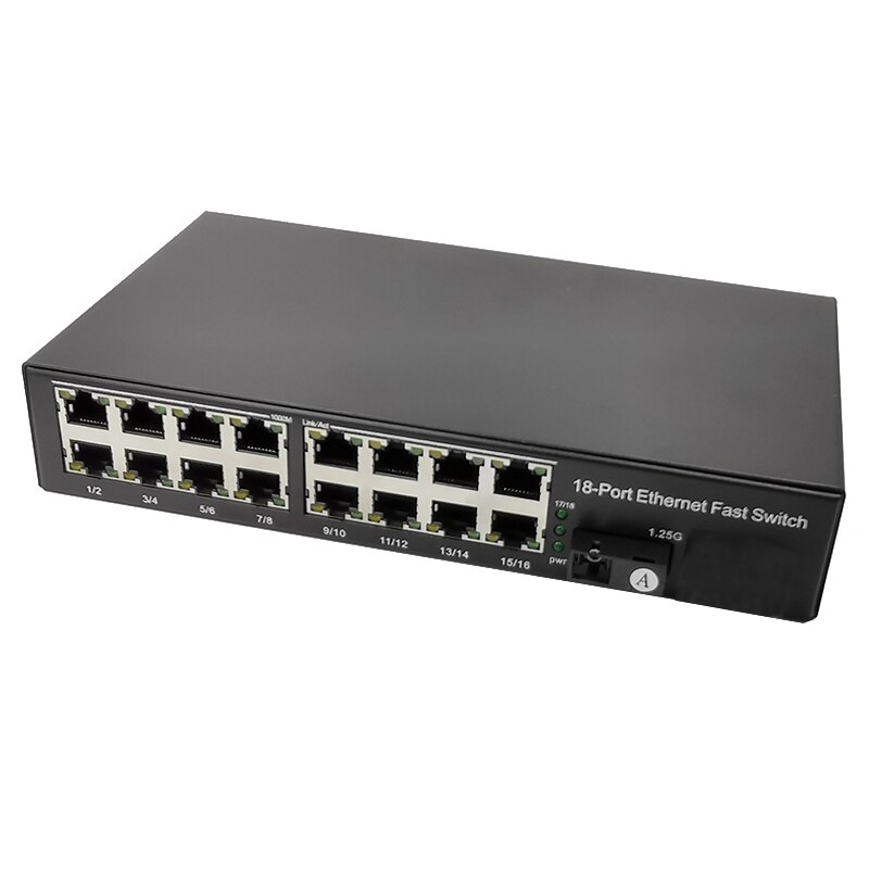 Gigabit Ethernet Switch Fiber Optische Media Conve... – Grandado