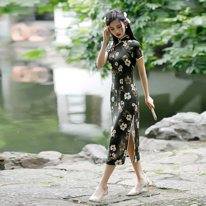 Traditional Summer Chinese Style Cheongsam Women&... – Vicedeal