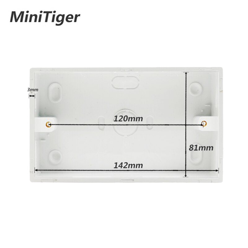 Minitiger Externe Montage Doos 146mm * 86mm * 32mm... – Grandado