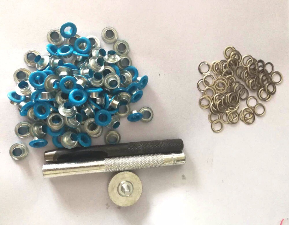 100Sets Gecoat Kleurrijke Oogjes Geschilderd Metal... – Grandado