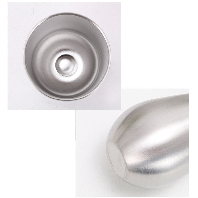 Egg Shape Beer Mug Stainless Steel 304 Camping Dri... – Grandado