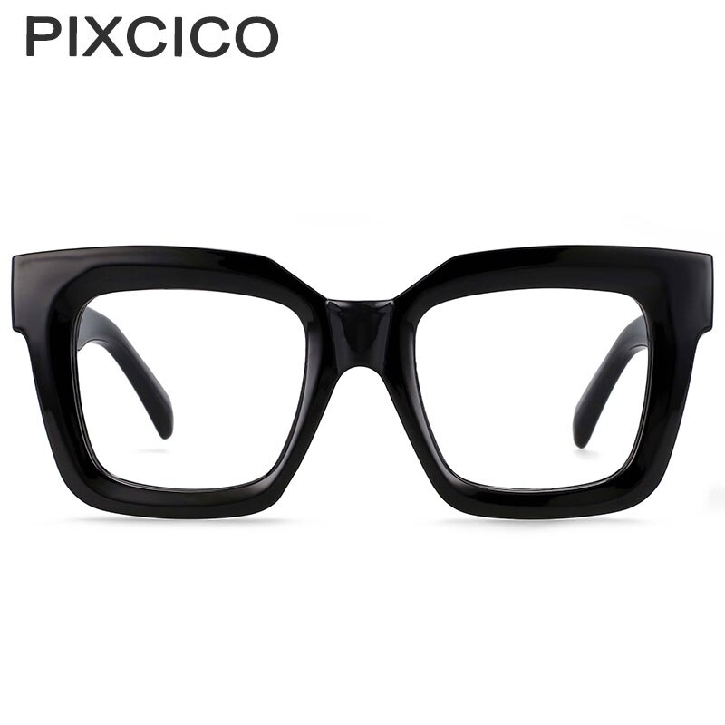 54406 Large Frame Square Glasses Frame Men Women R... – Vicedeal