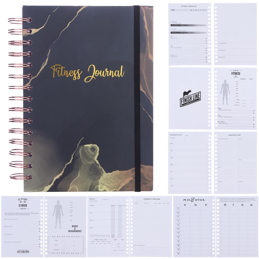 Fitness Journal Workout Planners with Diet &am... – Vicedeal