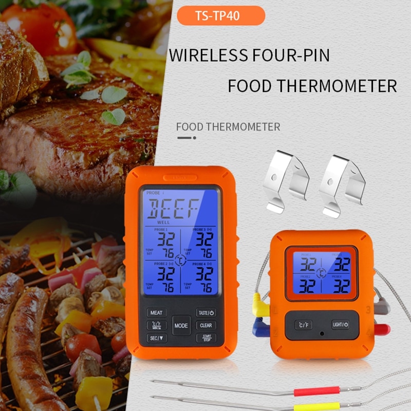 TP40 Wireless Remote Digital Cooking Meat Food Ove... – Vicedeal