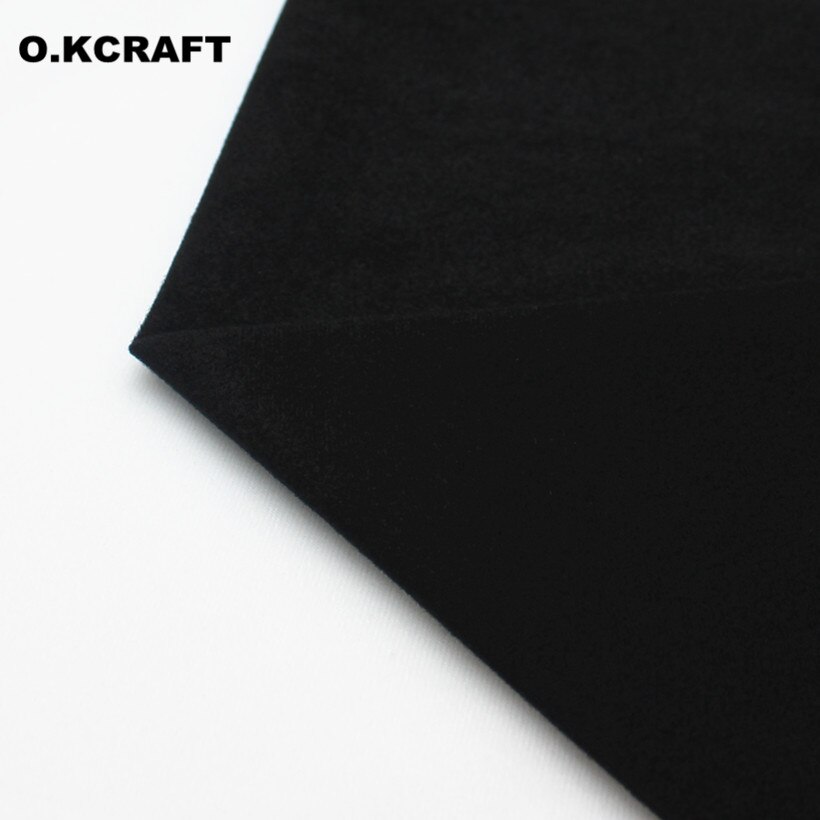 50*150cm Black Solid Color Fleece Fabric Tissu Plu... – Grandado