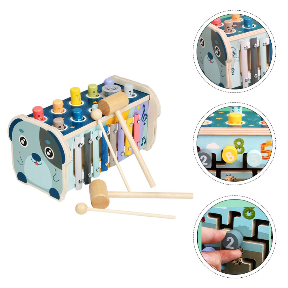 1 Set Dog Whack-a-mole Game Toy Knocking Piano Toy... – Vicedeal