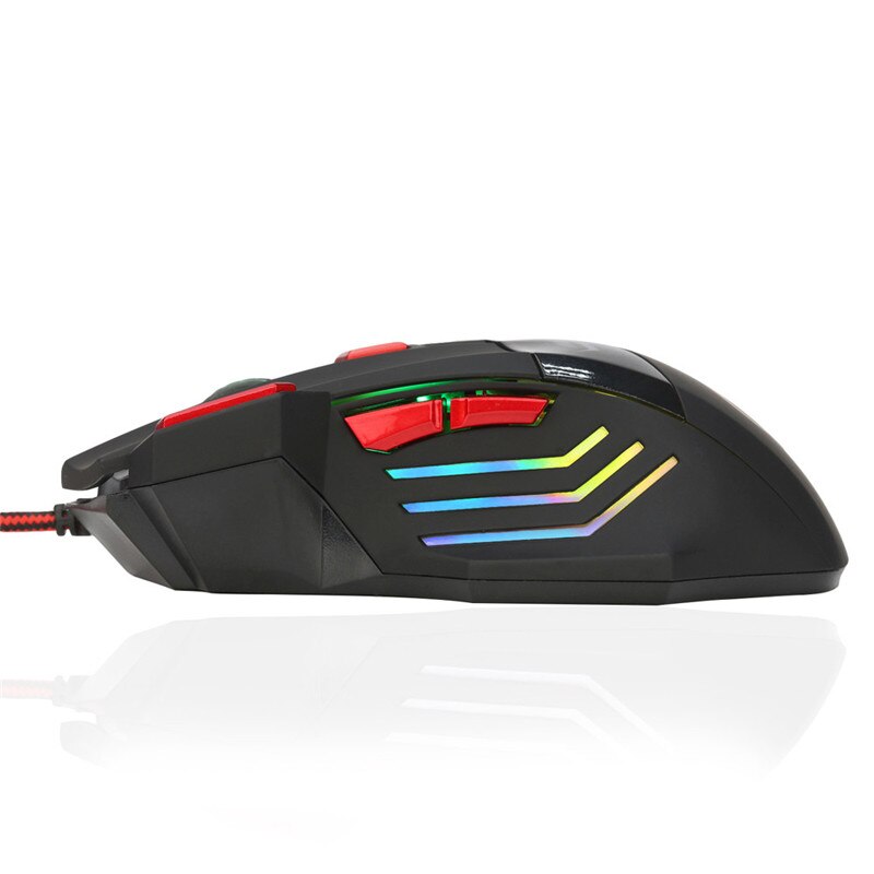 Voberry usb wired mouse 2400 dpi 6 botões gamer mo... – Grandado