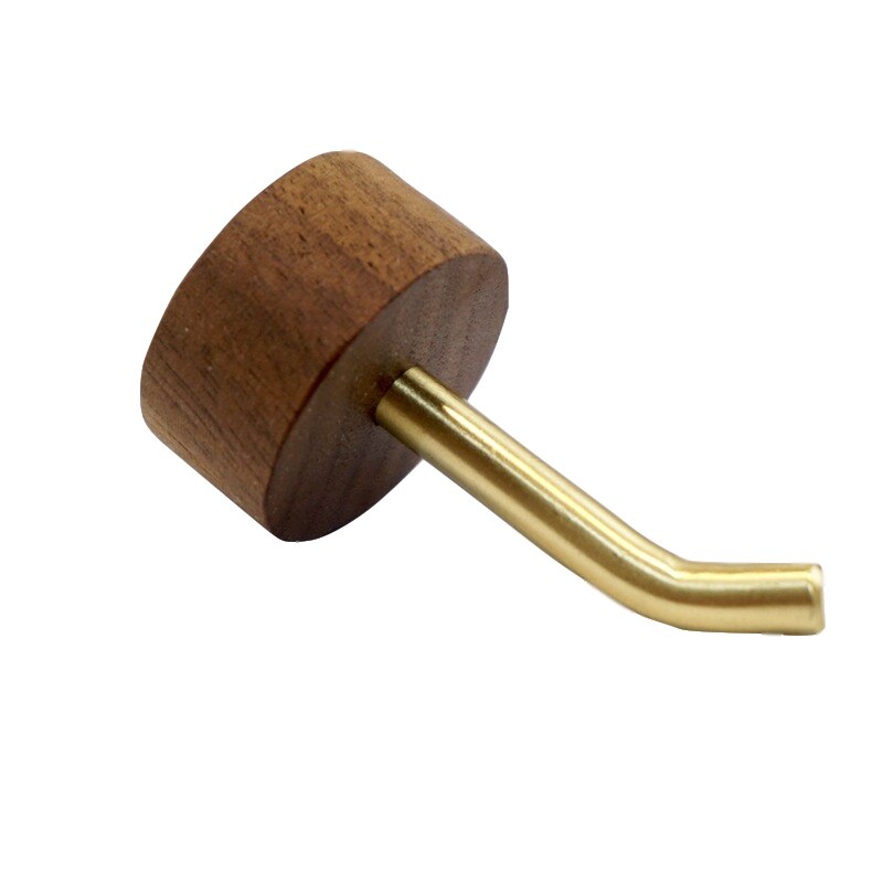 Natuurlijke Houten + Messing Muur Hanger Gewaad Ha... – Grandado