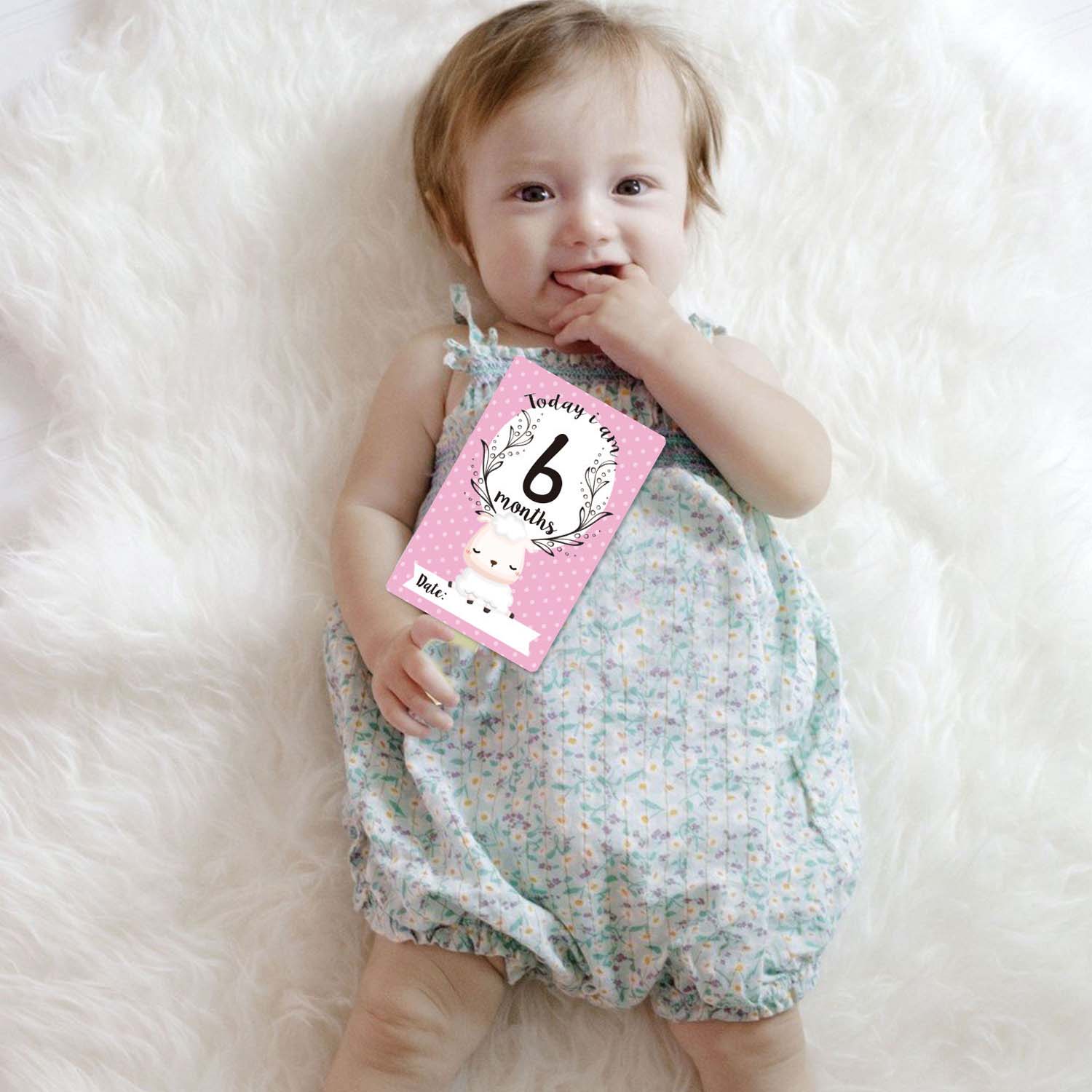 12PCS Baby Monthly Growth Milestone Stickers 1-12 ... – Grandado