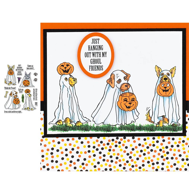 Halloween Lick My Feet Clear Stamps for DIY Scrapb... – Vicedeal