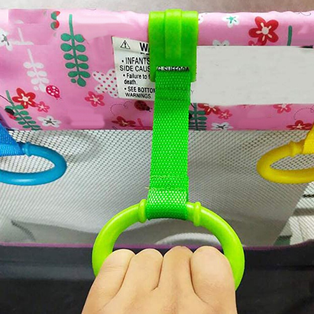 ABS Baby Learning Walk Crib Pull Up Ring Portable ... – Vicedeal