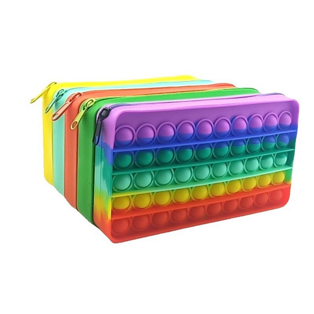 20cm Pencil Case Push Bubble Fidget Toys Children ... – Vicedeal