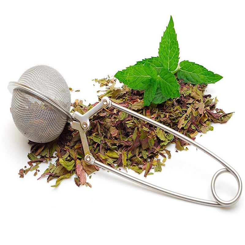 Mesh Snap Ball Tea Infuser Herbal Spice Tea Infuse... – Grandado