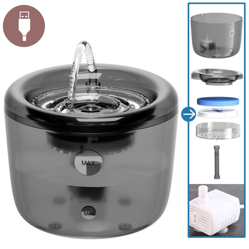 Cat Water Fountain Puppy Water Dispenser Super Qui... – Grandado