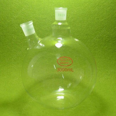 3000ml 2 Neck Flat Bottom Boiling Flask,24/29 Join... – Vicedeal