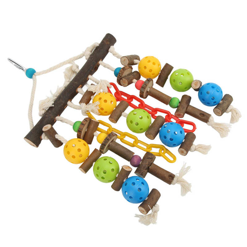 Wooden Parrot Chewing Blocks Parrot Toys Bright Co... – Vicedeal