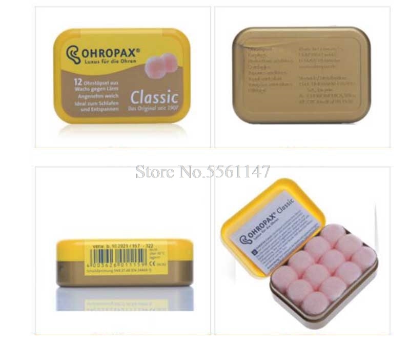 6pairs Original Ohropax Classic Wax Earplugs Comfo... – Vicedeal