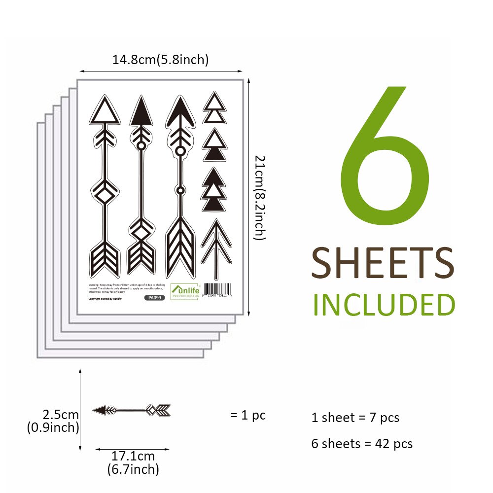 Cartoon Arrow Art Decor Vinyl DIY Wall Stickers Nu... – Vicedeal