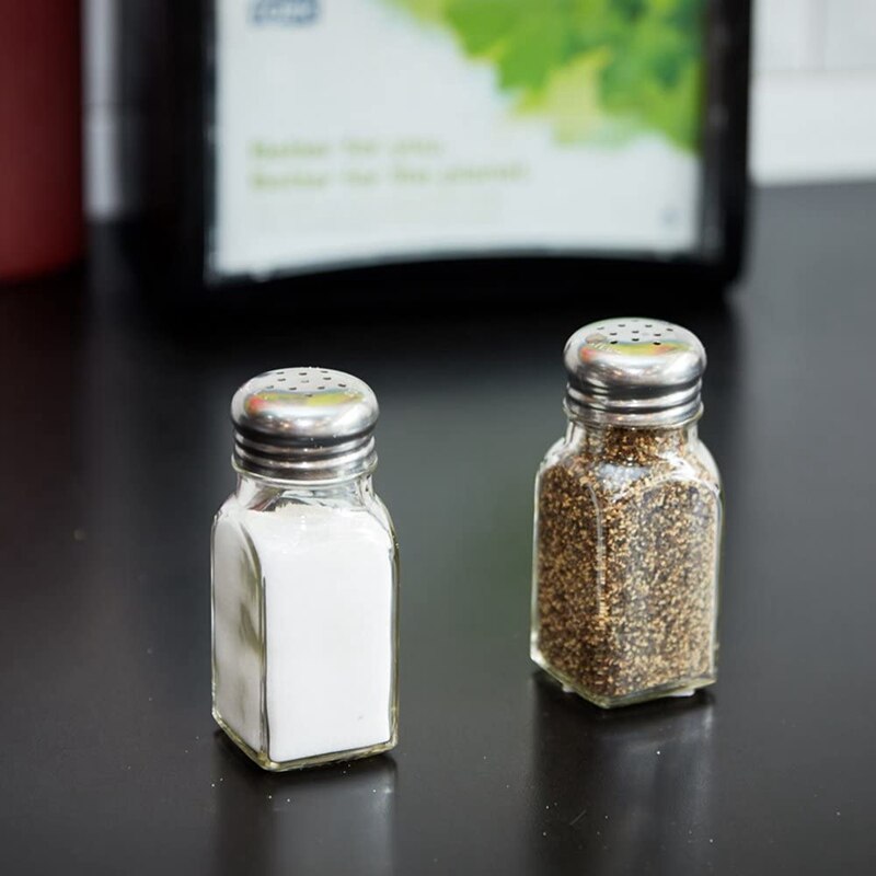 (Set Of 2) Pepper Bottle Mini Glass Seasoning Bott... – Grandado