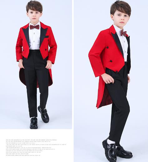 Formal Kid Boy 4pcs suit Gentleman Clothes wedding... – Vicedeal
