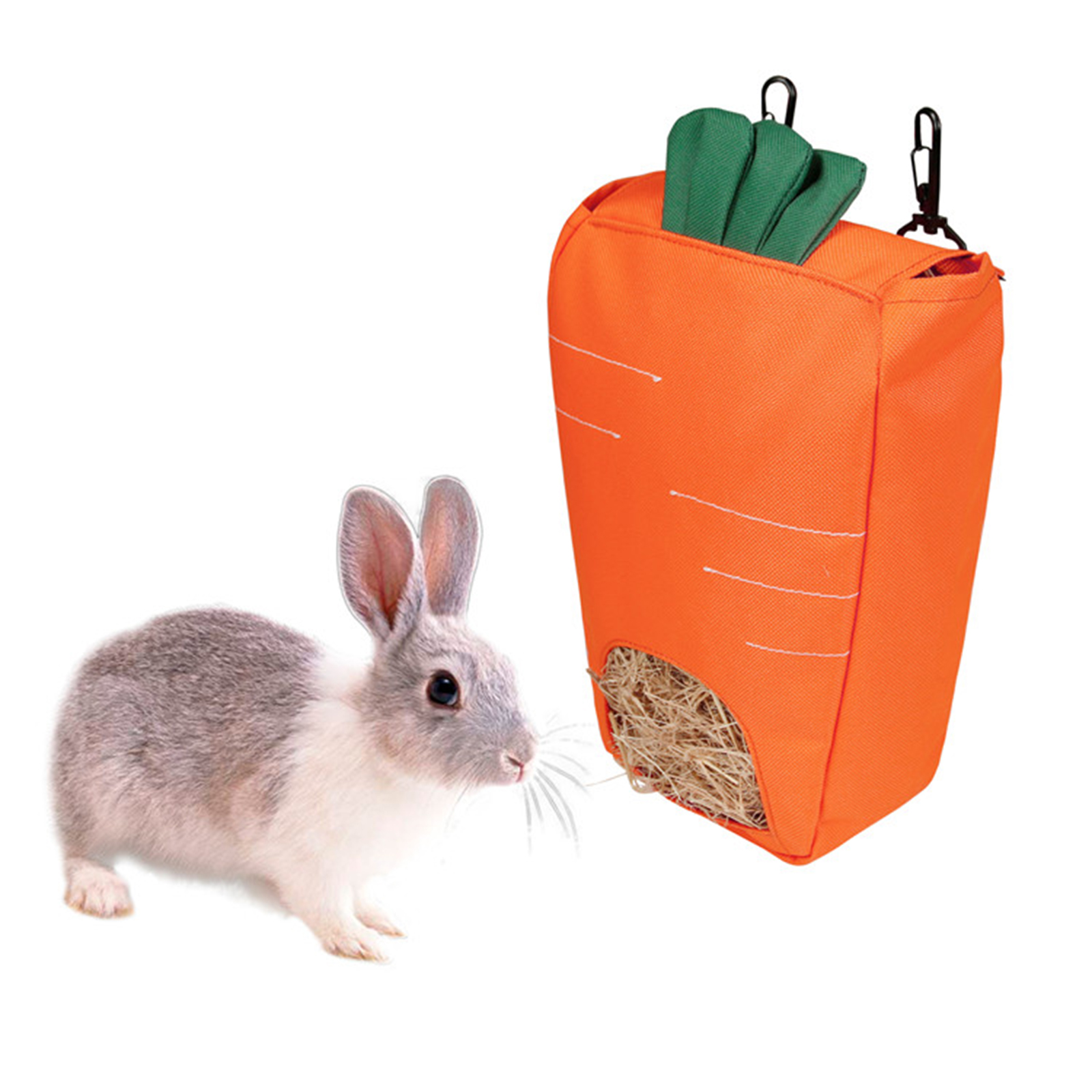 Rabbit Feeder Hay Bag Carrot Shape Bunny Guinea Pi... – Vicedeal