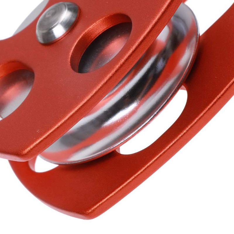 30kn Rope pulley great rea Simple / Double For Tre... – Vicedeal