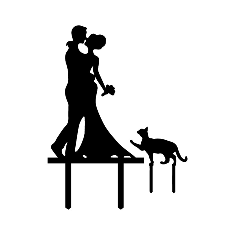 Multi Kleuren Acryl Wedding Cake Vlag Topper Mr &a... – Grandado