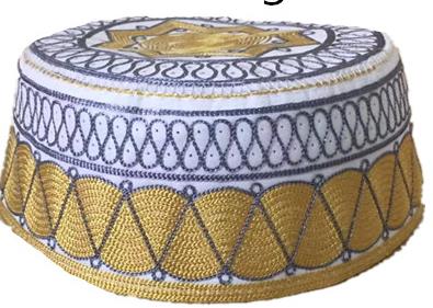 Muslim Hat Prayer Cap Egyptian Kufi Topi Embroider... – Vicedeal