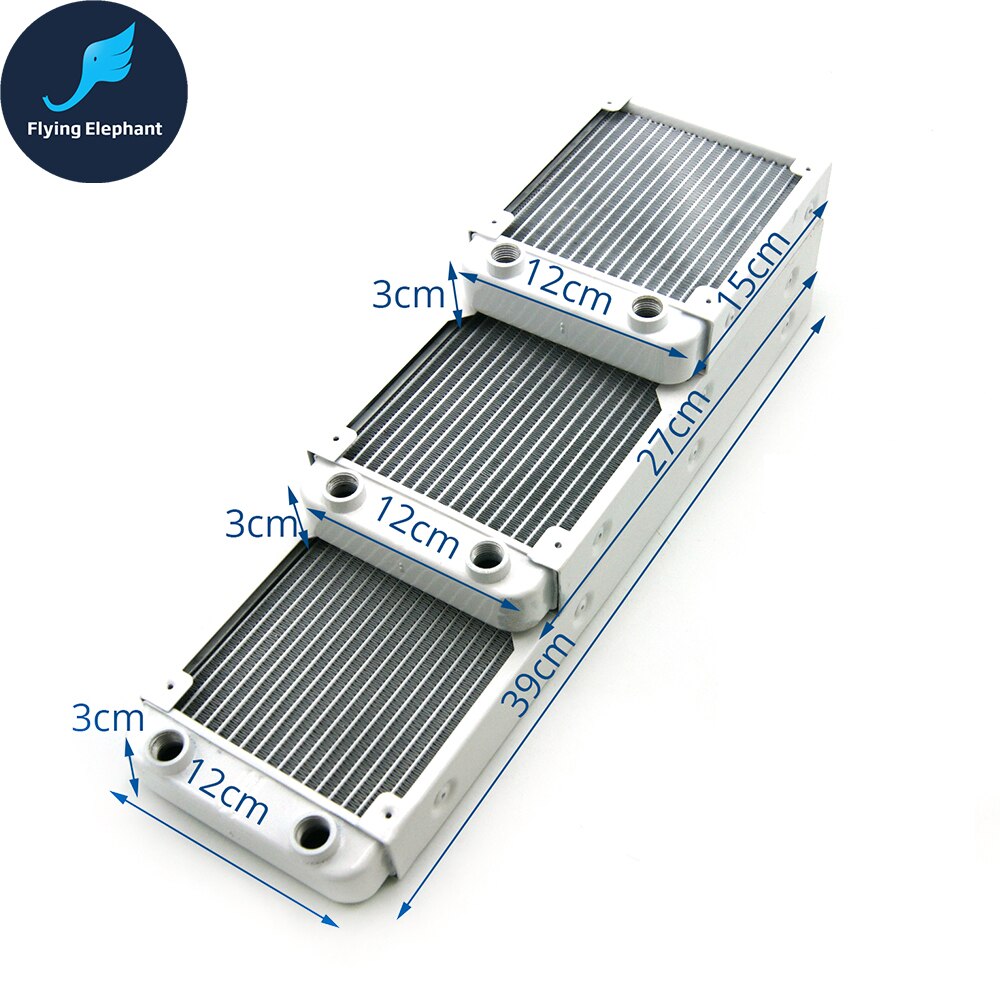 G1/4'' Thread White Full Aluminum 120mm 240mm 360m... – Grandado