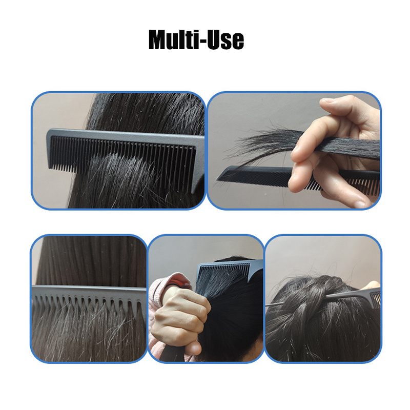 Anti-static Hairdressing Comb Carbon Fiber Tangled... – Grandado