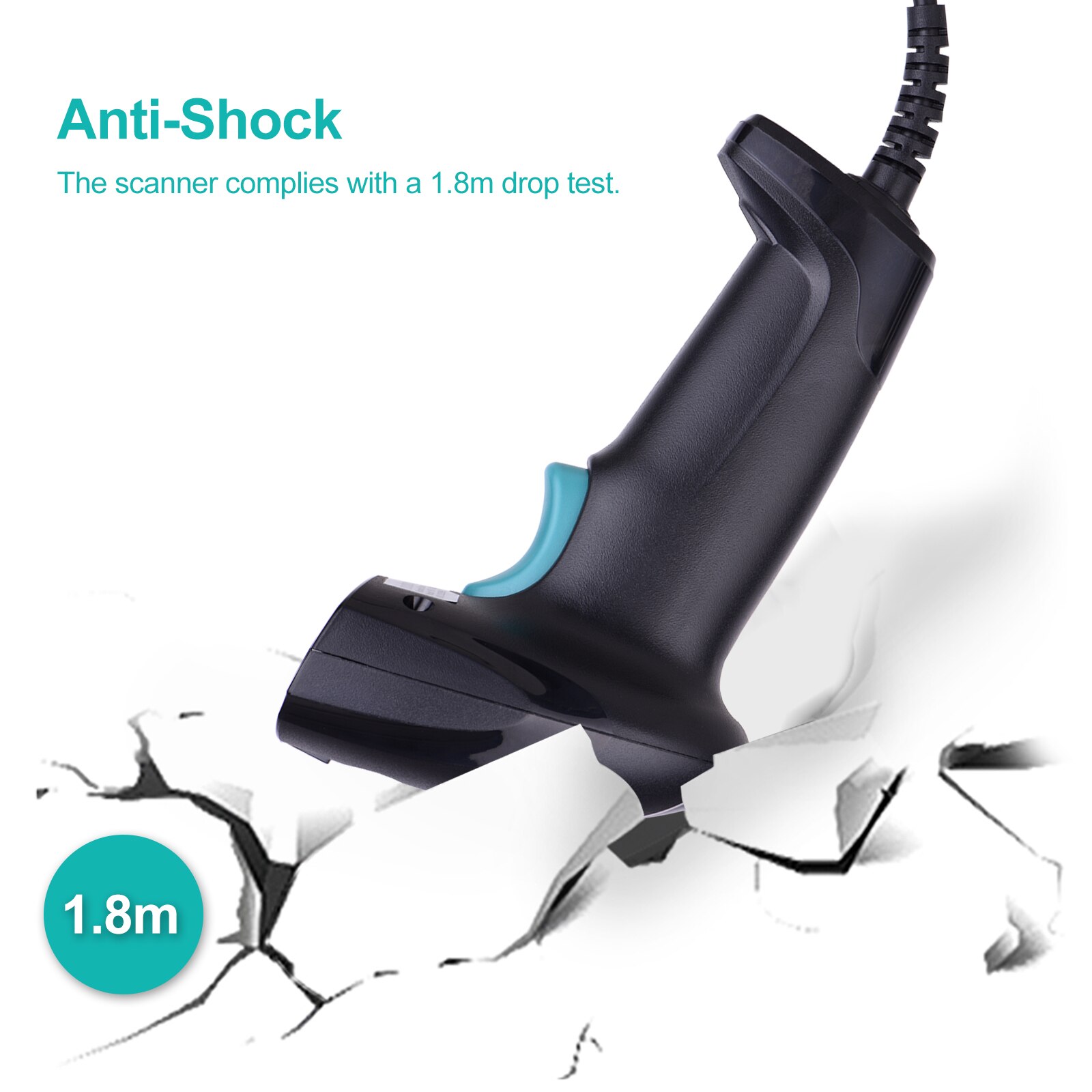 dodocool Handheld 1D Barcode Scanner USB Wired Bar... – Vicedeal