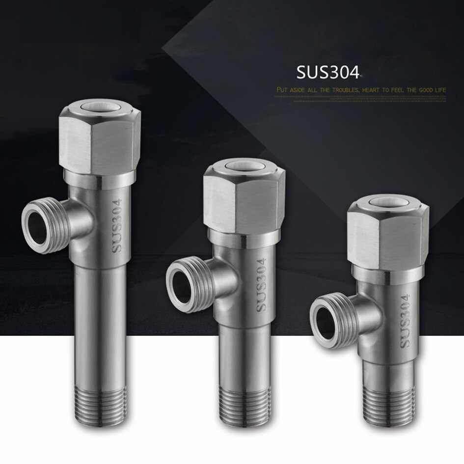 Aangle ventil ekstra lang fortykket 304 rustfritt ... – Grandado