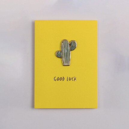 Mini Greeting Card Pure Color Good Luck/For you Ca... – Grandado