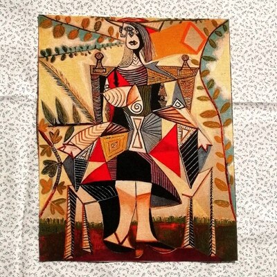 hand dyed Fabric Picasso cotton canvas Patchwork d... – Grandado