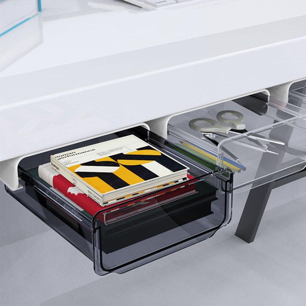 Under The Desk Storage Drawer Storage Box Hidden K... – Grandado