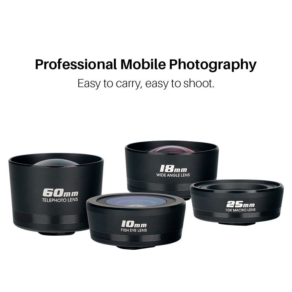 4k Smartphone Camera Lens Set Wide Angle Macro Fis... – Grandado