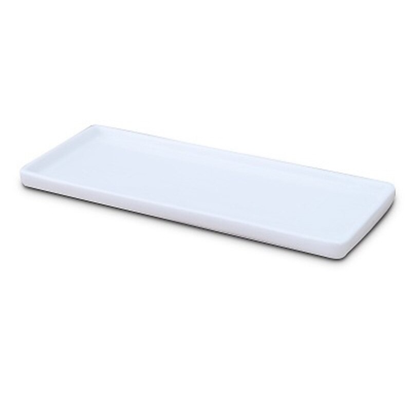 Rectangular Ceramic Tray Plate White Porcelain Rec... – Grandado