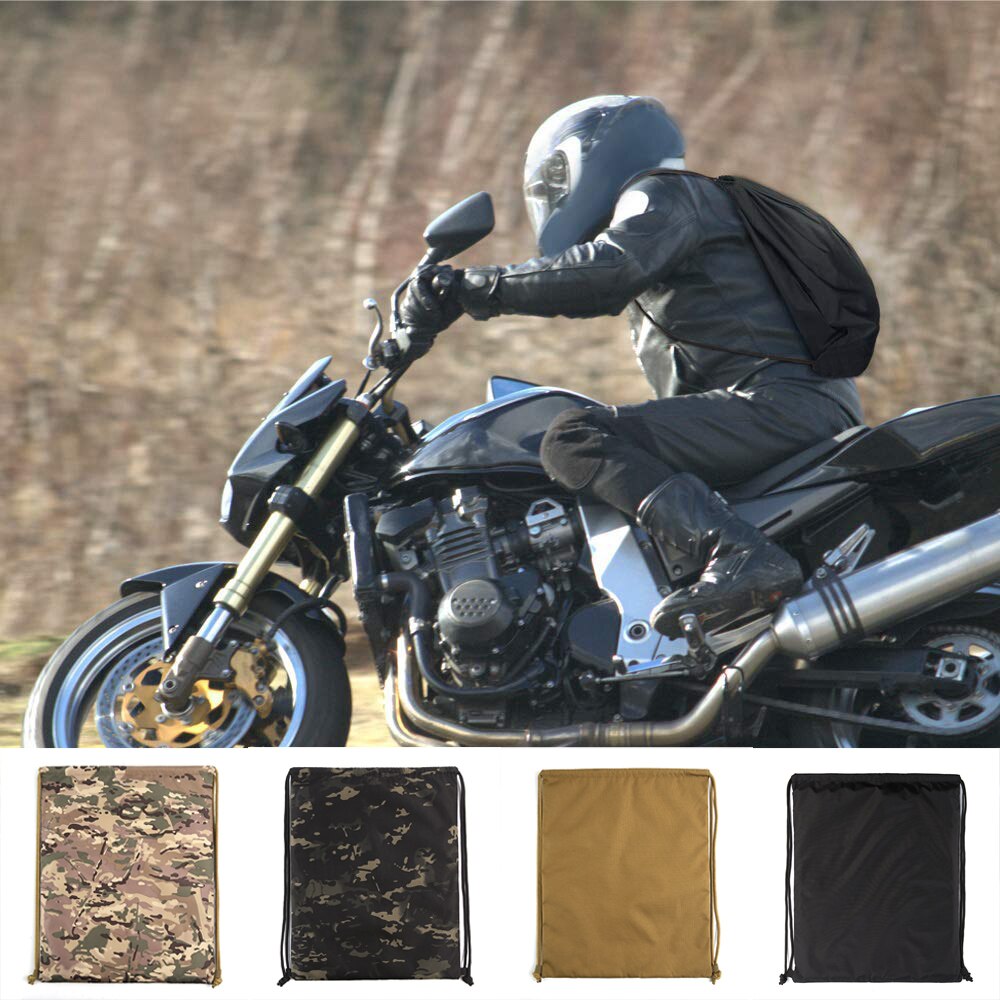 Bundel Pocket Multipurpose Motorhelm Tas Met Trekk... – Grandado