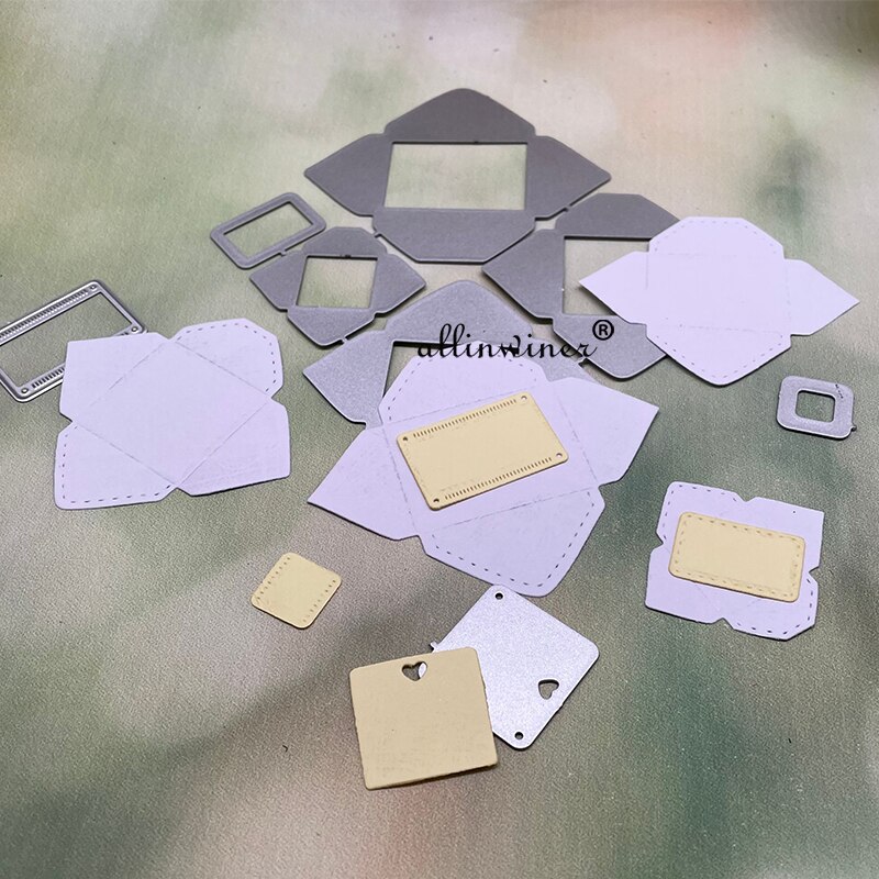 Closed envelope Metal Cutting Dies Stencils Die Cu... – Grandado
