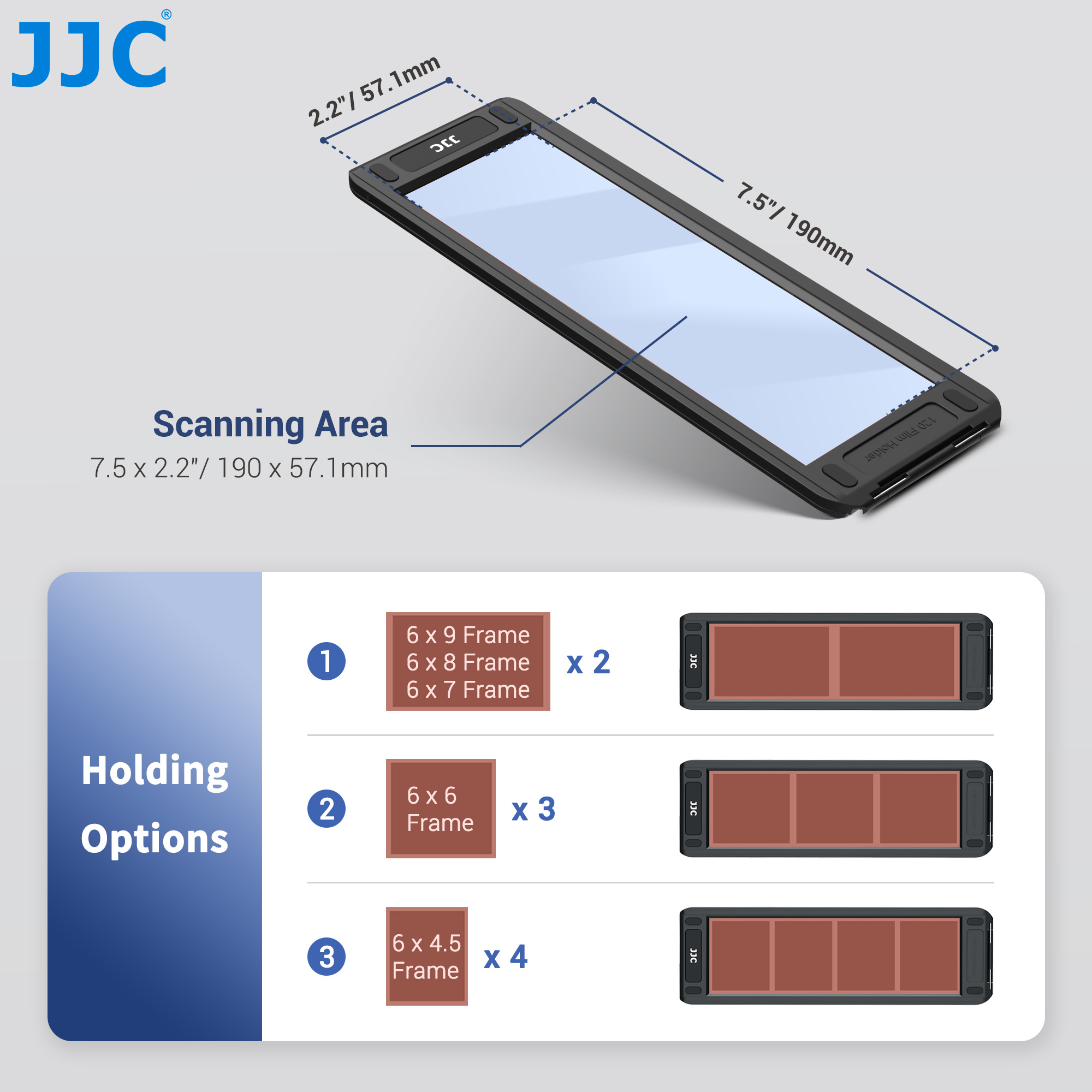 JJC Film Slide Holder for 35mm / 120 Film, 35mm Ne... – Grandado