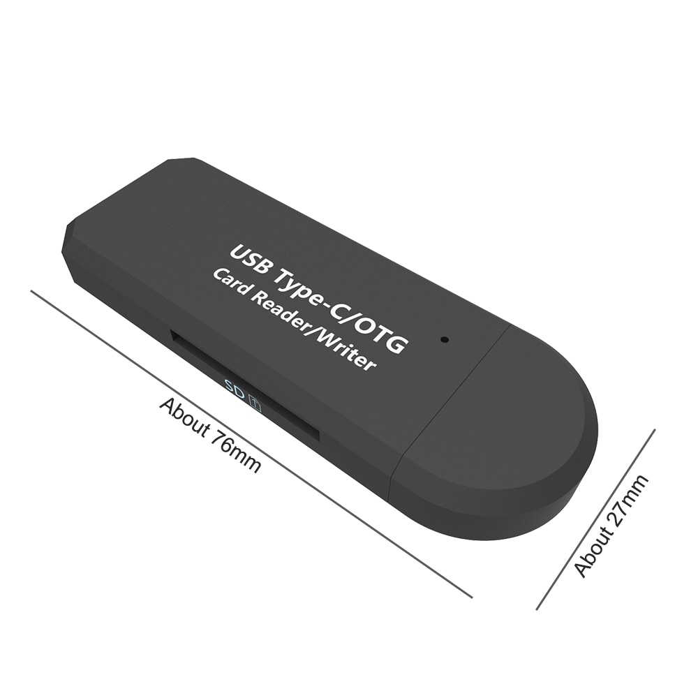 Type C & micro USB & USB 3 In 1 OTG Card Reader Hi... – Grandado