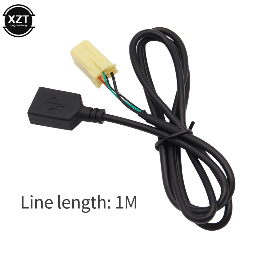 Auto MINI-ISO 6 Pin Connector Plug Zwarte Usb Adap... – Vicedeal