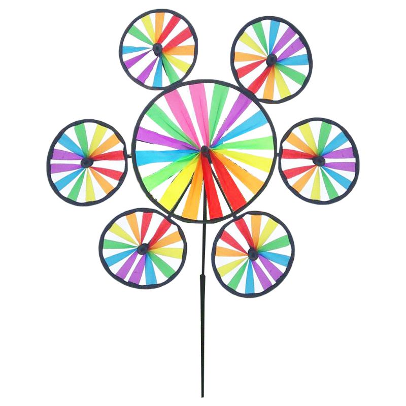 Kleurrijke Windmolen Wind Spinner Pinwheel Huis Tu... – Grandado