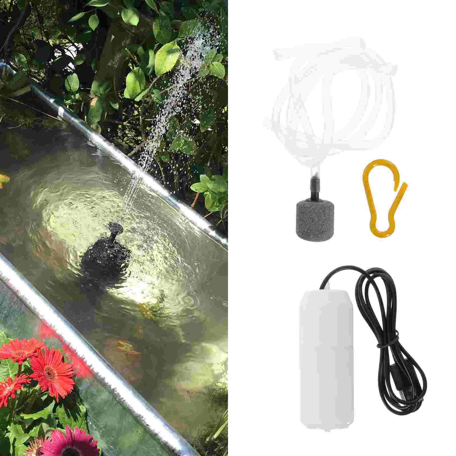 1 Set Mini Mute Fish Tank Oxygen Pump Plastic Aera... – Grandado