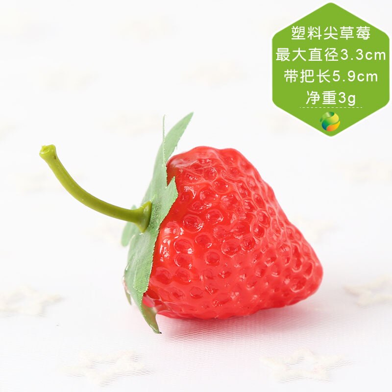 Simulation Strawberry Plastic Foam Model Decor Sim... – Grandado