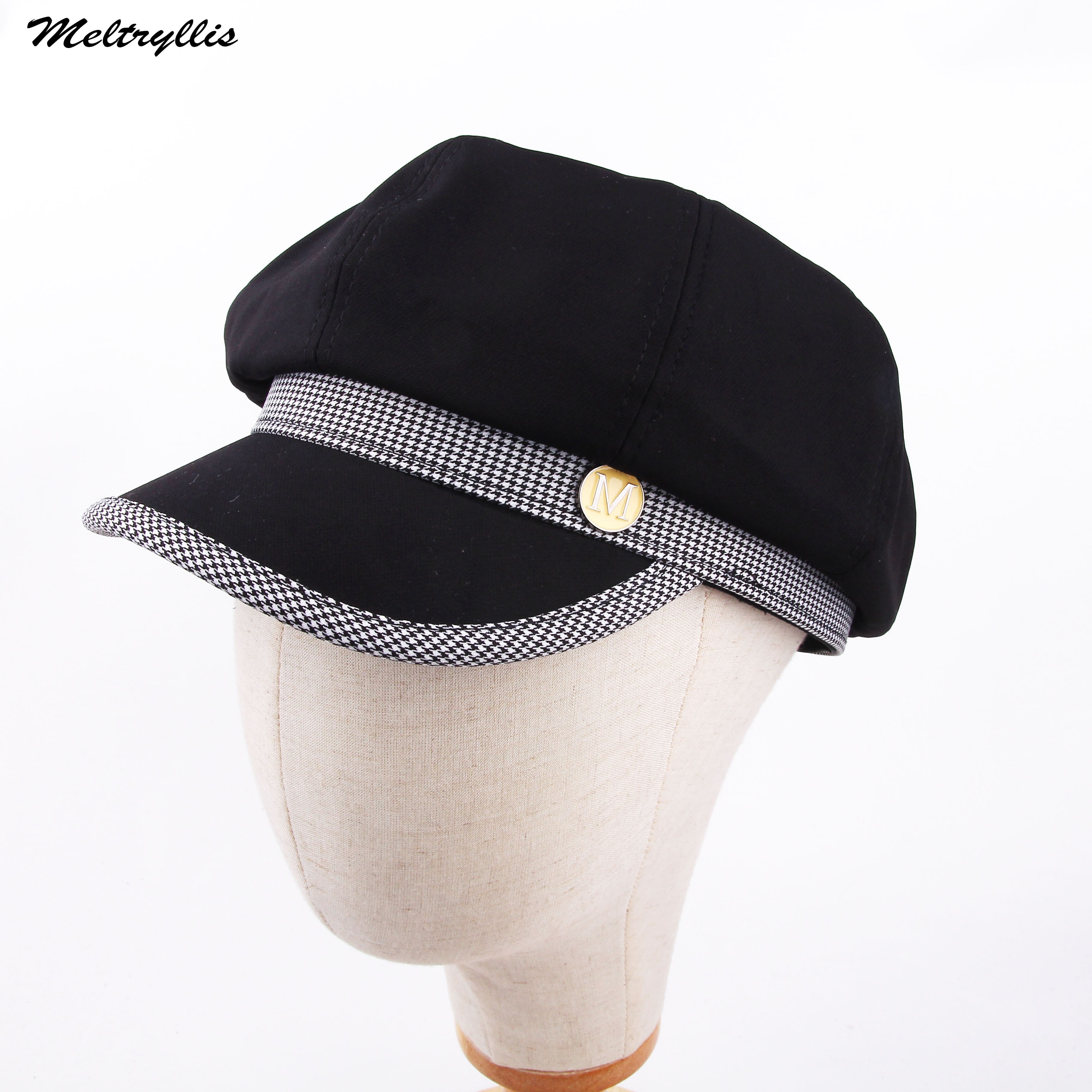 [Meltryllis] Solid Color Spring Octagonal Cap Men ... – Vicedeal