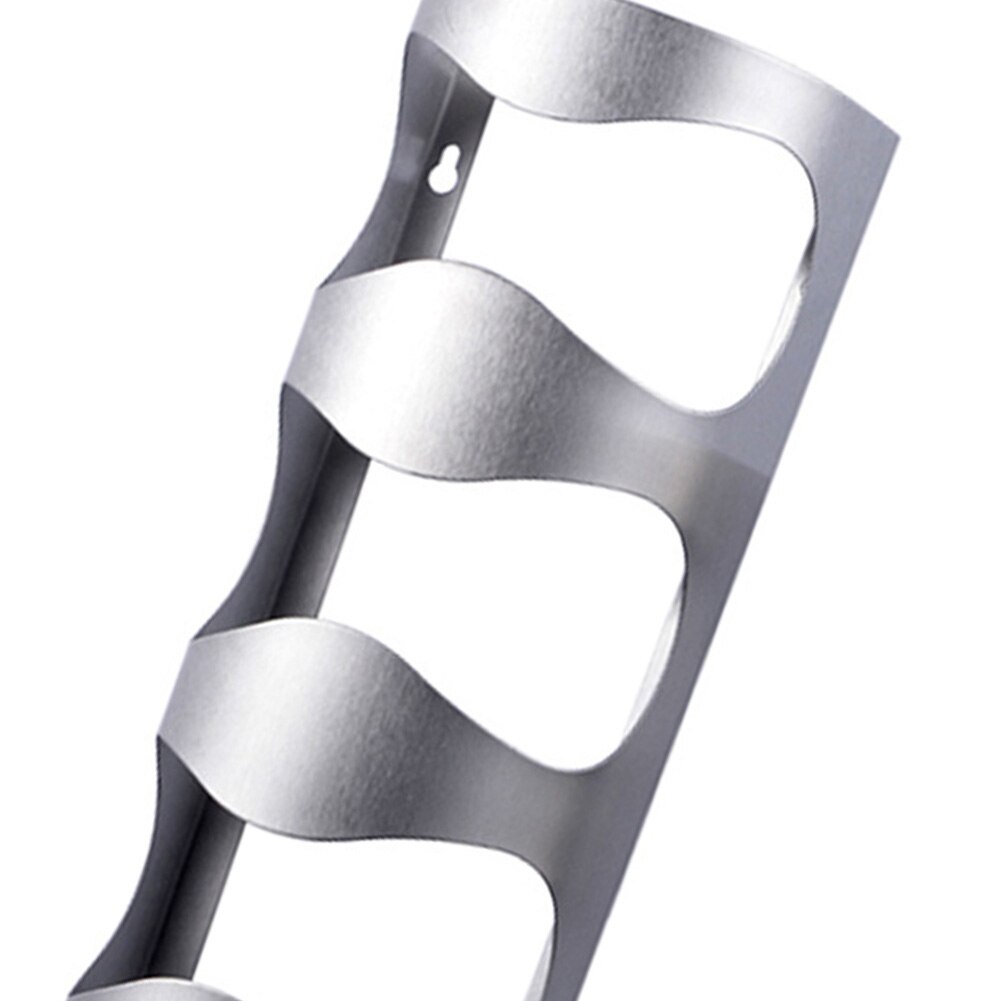 4 Bottles Stainless Steel Wine Rack Display Shelf ... – Vicedeal