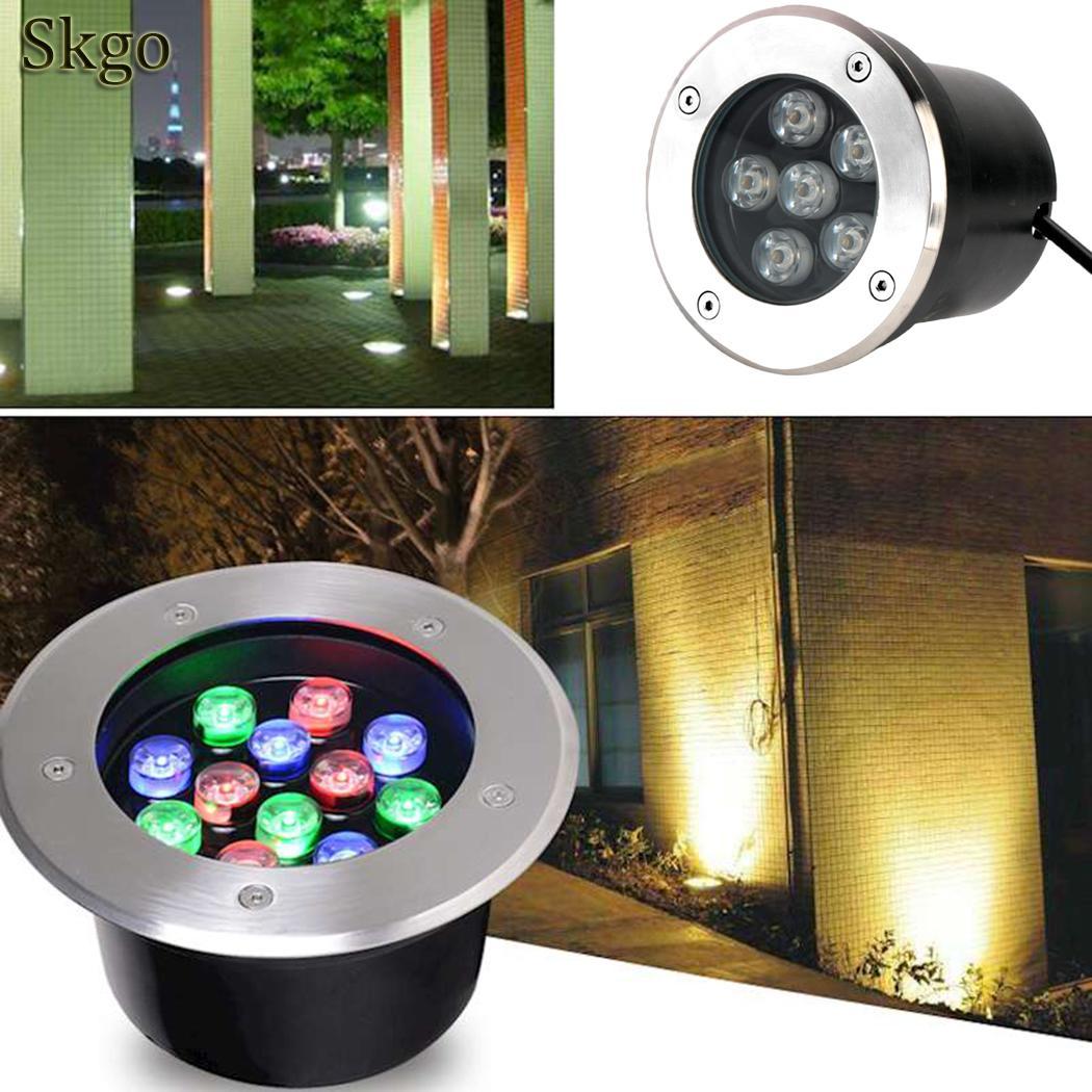 Waterproof LED Outdoor Light Garden Path Floor IP6... – Vicedeal