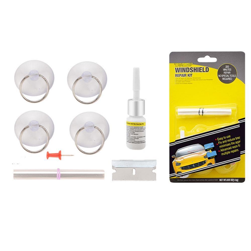 Voorruit Reparatie Kit Autoruit Glas Kras Reparati... – Grandado